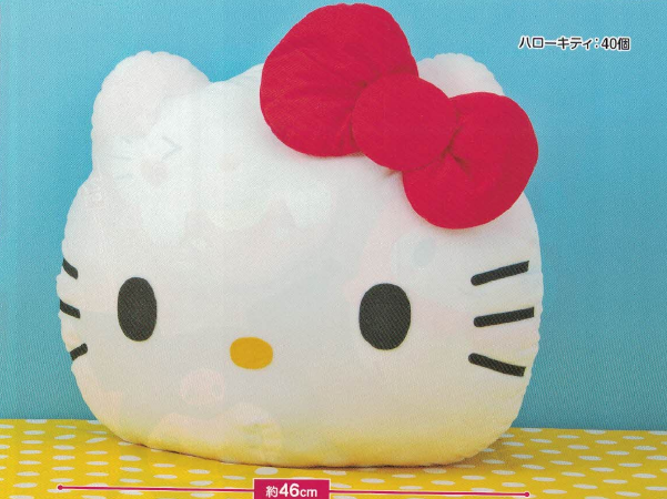 Hello Kitty Big Face Cushion GGJ – Animeworks B2B